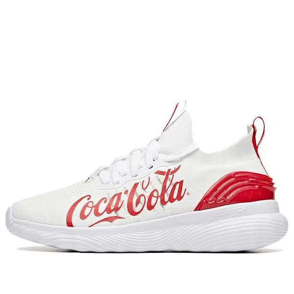 ANTA X Coca Cola Athletic Sneakers - White/red