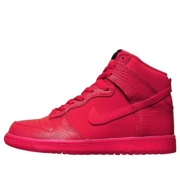 Nike Dunk High Wood Grain' Sneakers - Red
