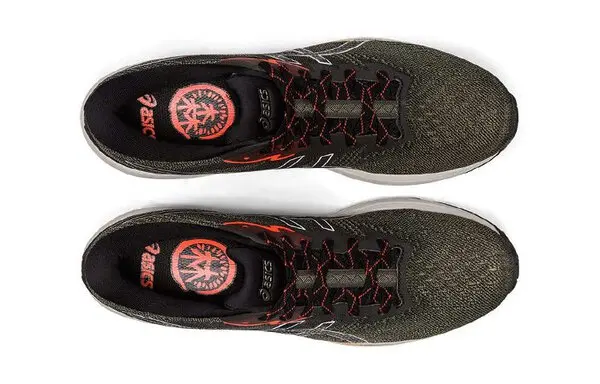 Asics Gt-1000 11 Tr "nature Bathing Olive Orange" Athletic Sneakers - Brown/green
