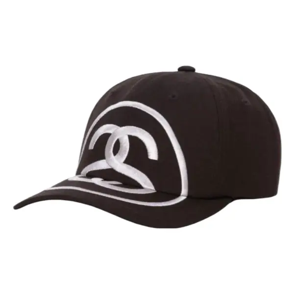 StÜssy Big Link Low Pro Strapback Cap - Brown/white
