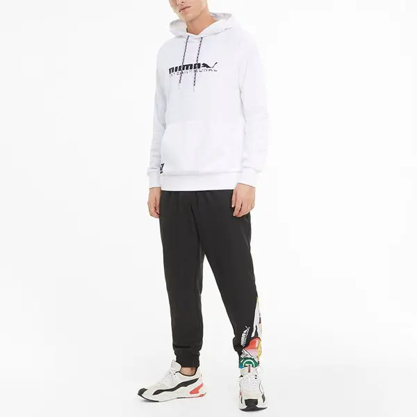 PUMA International Graphic Hoodie 'white Grey