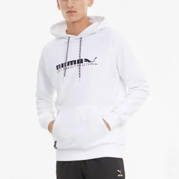 PUMA International Graphic Hoodie 'white Grey