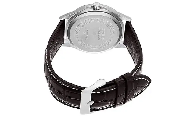 Casio Enticer Quartz Watch With Leather Band
