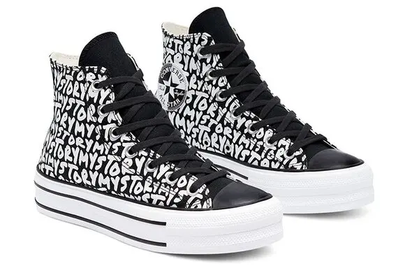 CONVERSE Chuck Taylor All Star Platform High 'my Story - Black