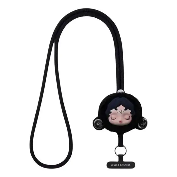 POP MART Skullpanda "starry Night Eyes" Cell Phone Lanyard - Multi-color