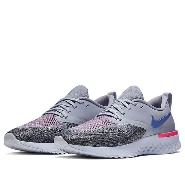 Nike Odyssey React Flyknit 2 Athletic Sneakers - Grey