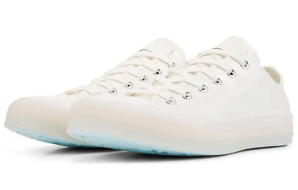 CONVERSE Chuck Taylor All Star Low Top Sneakers - White/blue