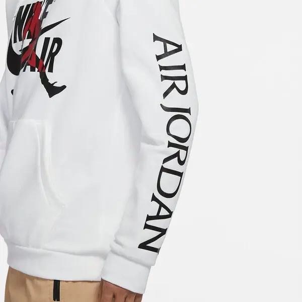JORDAN Air Alphabet Logo Pullover Fleece Hoodie