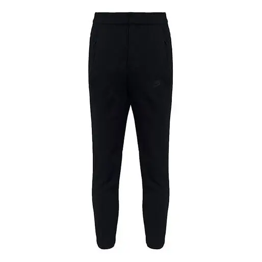 Nike Athleisure Casual Sports Cropped Pants - Black
