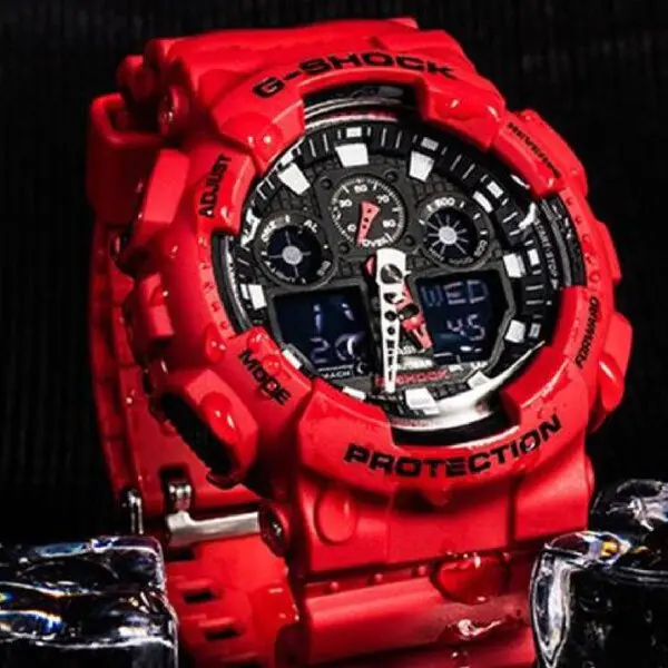Casio G-shock Analog-digital Watch - Red