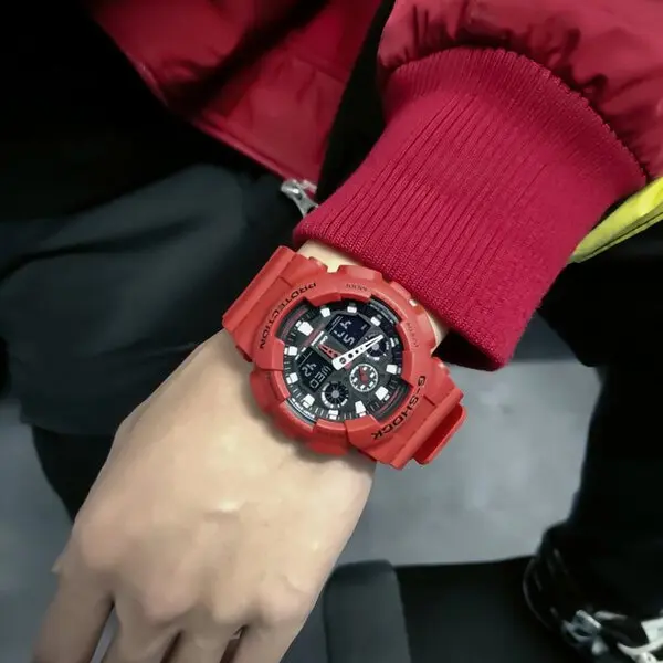 Casio G-shock Analog-digital Watch - Red