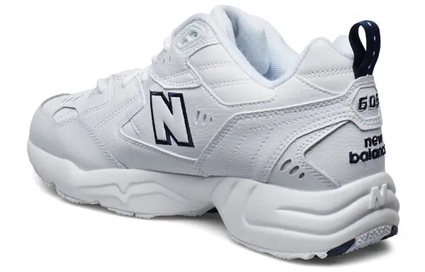 NEW BALANCE 608v1 Lace Up Sneakers - White/blue