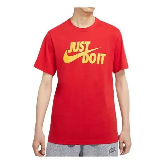 Nike Jdi Letter Logo Printing Male - Red