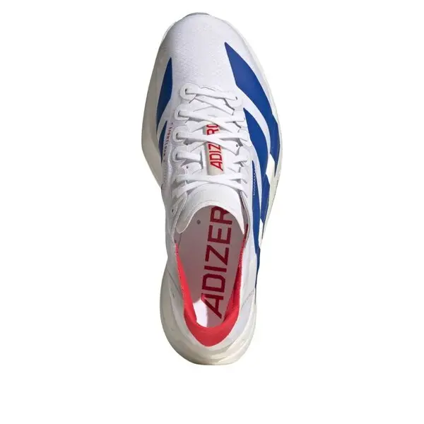 Adidas Adizero Adios Pro 4 Sneakers - Cloud White/royal Blue/pure Ruby