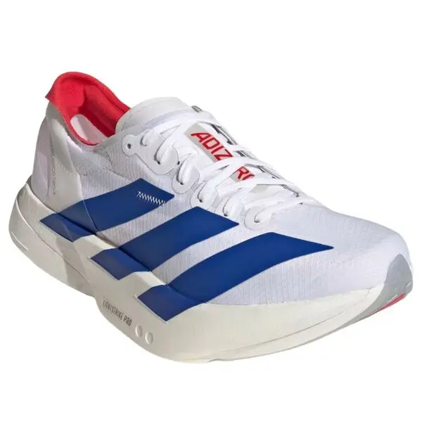 Adidas Adizero Adios Pro 4 Sneakers - Cloud White/royal Blue/pure Ruby