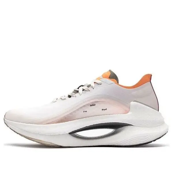 LI-NING Essential X Soulland 'natural Orange' Sneakers - White/orange