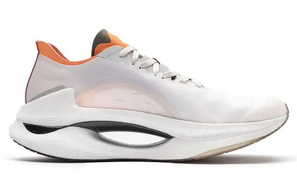 LI-NING Essential X Soulland 'natural Orange' Sneakers - White/orange