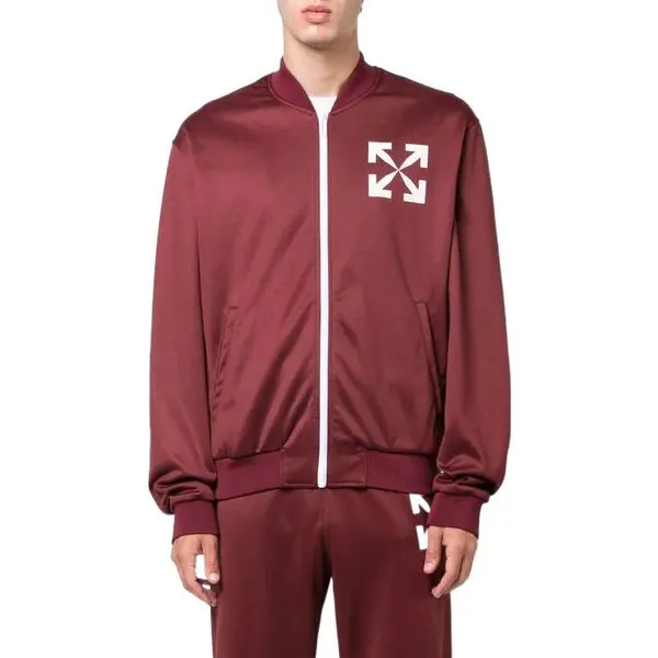 Off-White Fw22 Arrow Pattern Zipper Jacket