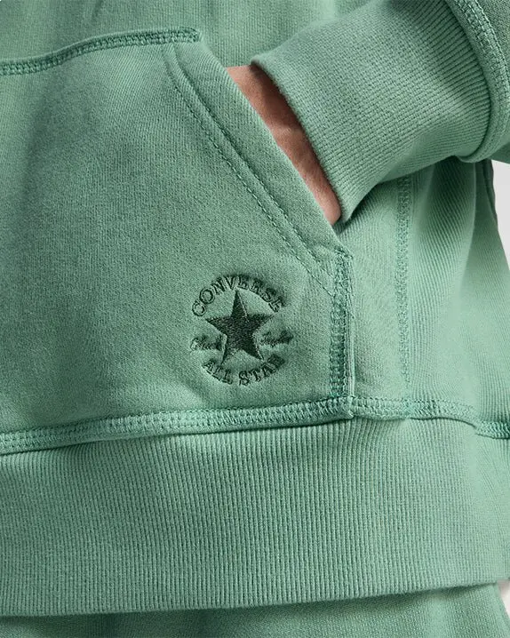CONVERSE Gold Standard Loose-fit Logo Hoodie - Green