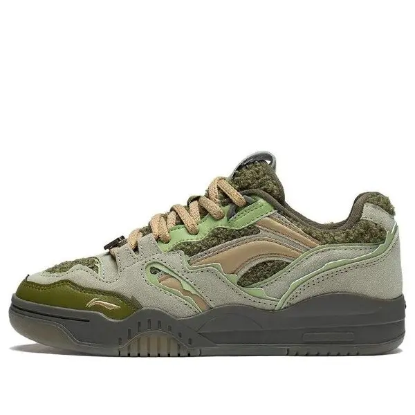 LI-NING Moon White Dream Catching" Sneakers - Green/tan