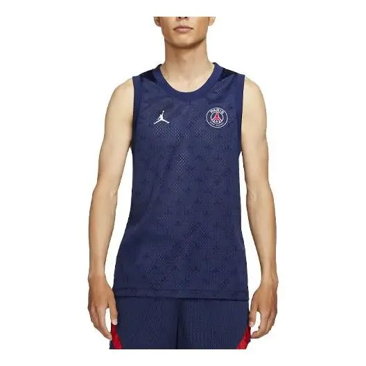JORDAN Psg Full Print Mesh Sports Vest - Dark