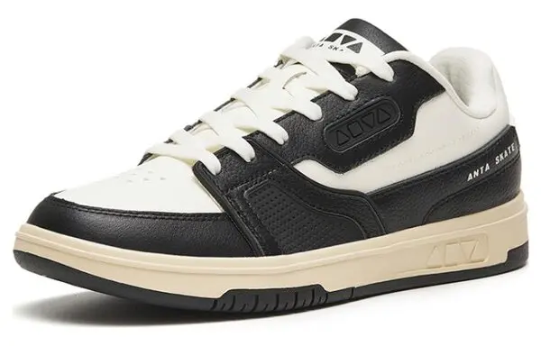 ANTA Lifestyle Low Top Sneakers - Black/white