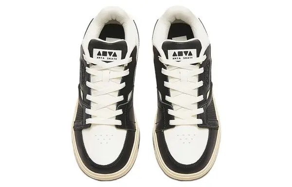 ANTA Lifestyle Low Top Sneakers - Black/white