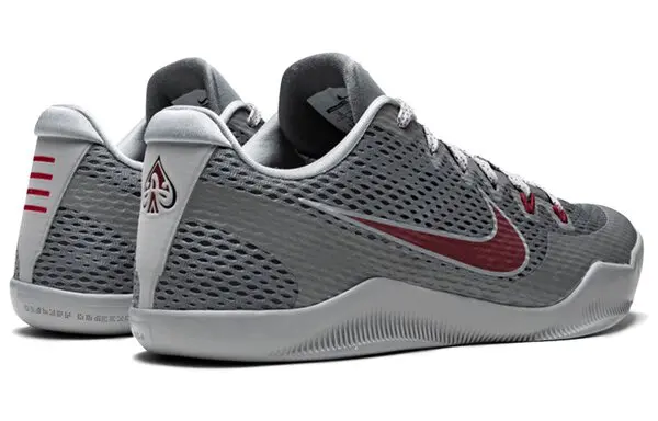 Nike Kobe 11 "lower Merion" Athletic Sneakers - Grey/red