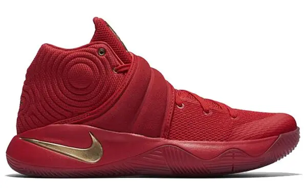 Nike Kyrie 2 'gold Swoosh' Athletic Sneakers - Red/goldyellowgold