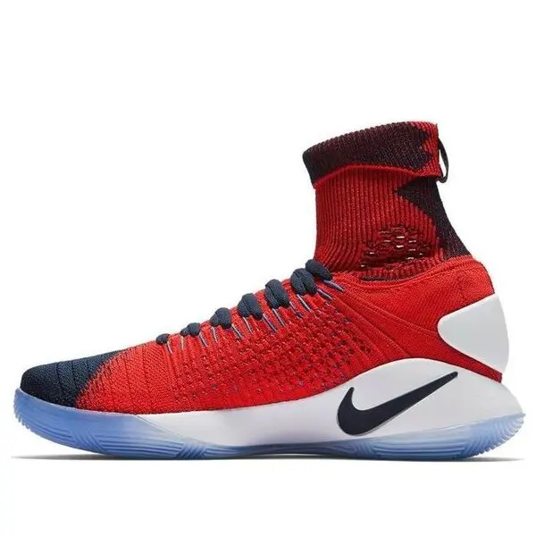 Nike Hyperdunk 2016 Flyknit "usa - Black/black/red