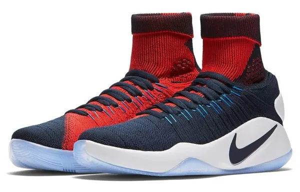 Nike Hyperdunk 2016 Flyknit "usa - Black/black/red