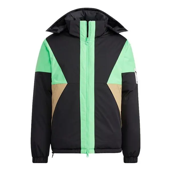 Adidas Originals Reversible Hooded Down Jacket - Black