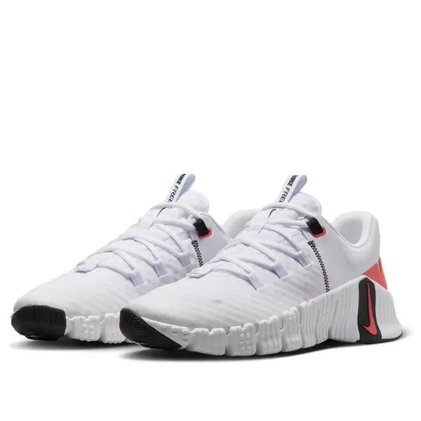 Nike Free Metcon 5 Athletic Sneakers - White/black/red
