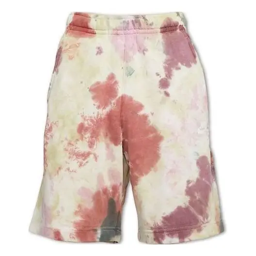Nike French Terry Casual Sports Shorts - Red