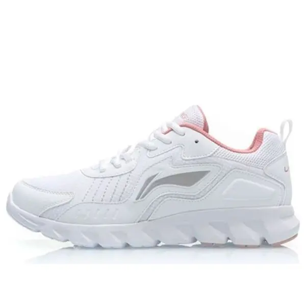 LI-NING Athletic Sneakers With Shock-absorbing Soles - White