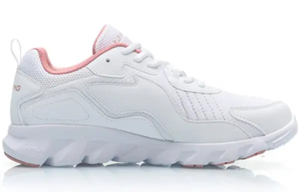LI-NING Athletic Sneakers With Shock-absorbing Soles - White