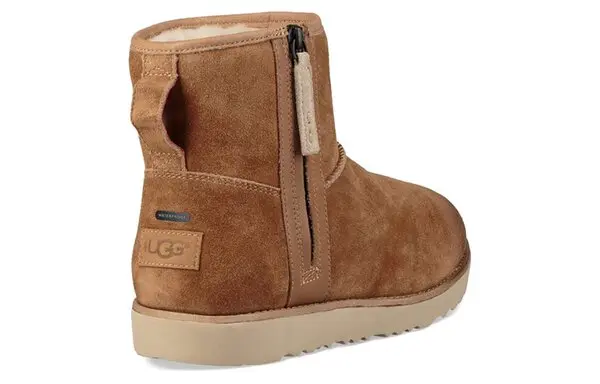 UGG Classic Mini Zip Waterproof Boots - Brown