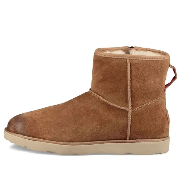 UGG Classic Mini Zip Waterproof Boots - Brown