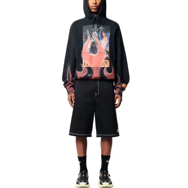 Heron Preston Heron Times Flames" Hoodie