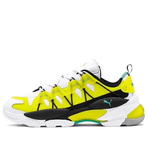 PUMA Ldqcell Omega Low Top Sneakers - White/yellow/black