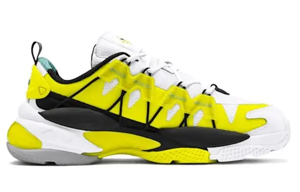 PUMA Ldqcell Omega Low Top Sneakers - White/yellow/black