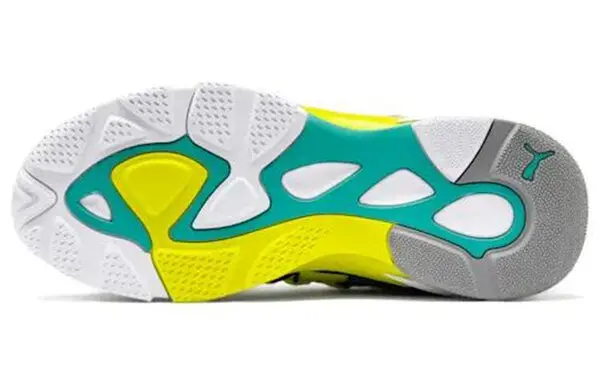 PUMA Ldqcell Omega Low Top Sneakers - White/yellow/black