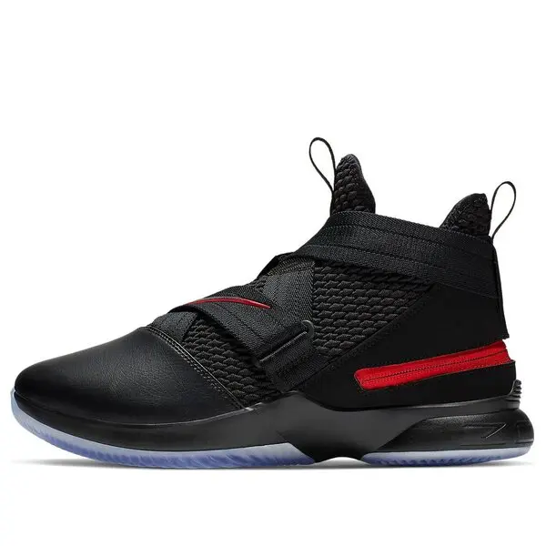 Nike Lebron Soldier 12 Flyease Athletic Sneakers - Black/red