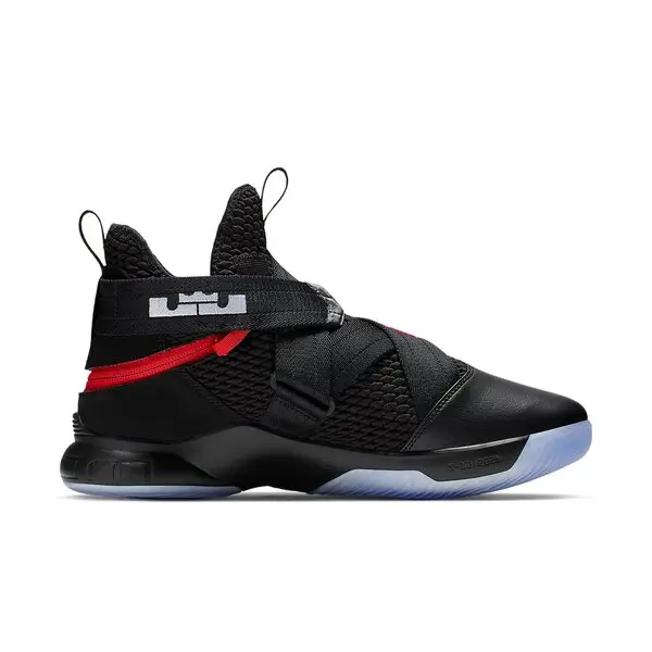 Nike Lebron Soldier 12 Flyease Athletic Sneakers - Black/red