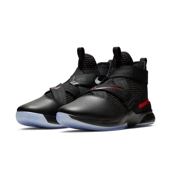Nike Lebron Soldier 12 Flyease Athletic Sneakers - Black/red