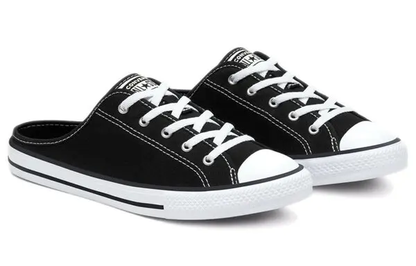 CONVERSE Chuck Taylor All Star Dainty Mule Slip Sneakers - Black