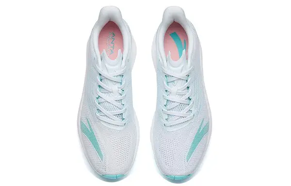 ANTA Mach 2 Lace-up Sneakers - White/blue