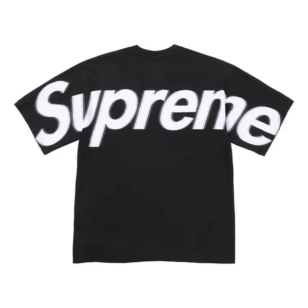 Supreme Intarsia Short-sleeve T-shirt - Black