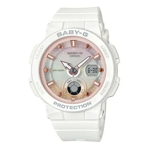 Casio Baby-g Bga-250-7a2 Analog-digital Watch - White