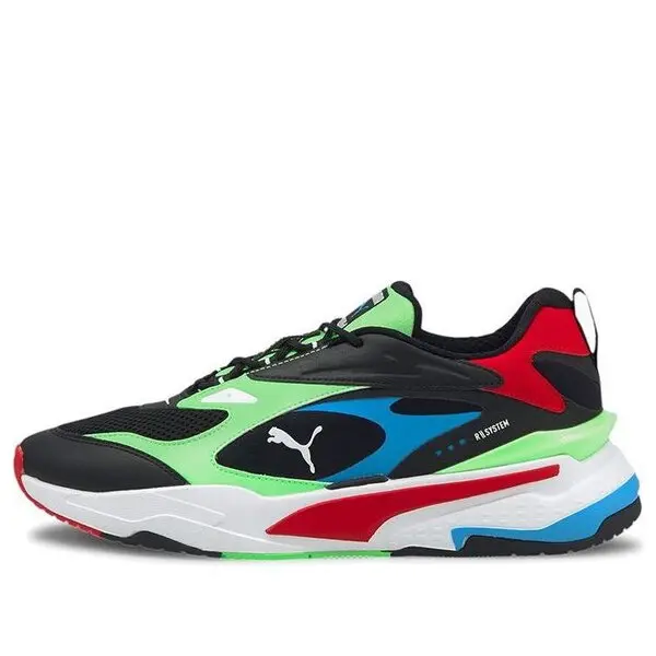 PUMA Rs-fast Elektro Green Low Top Sneakers - Black